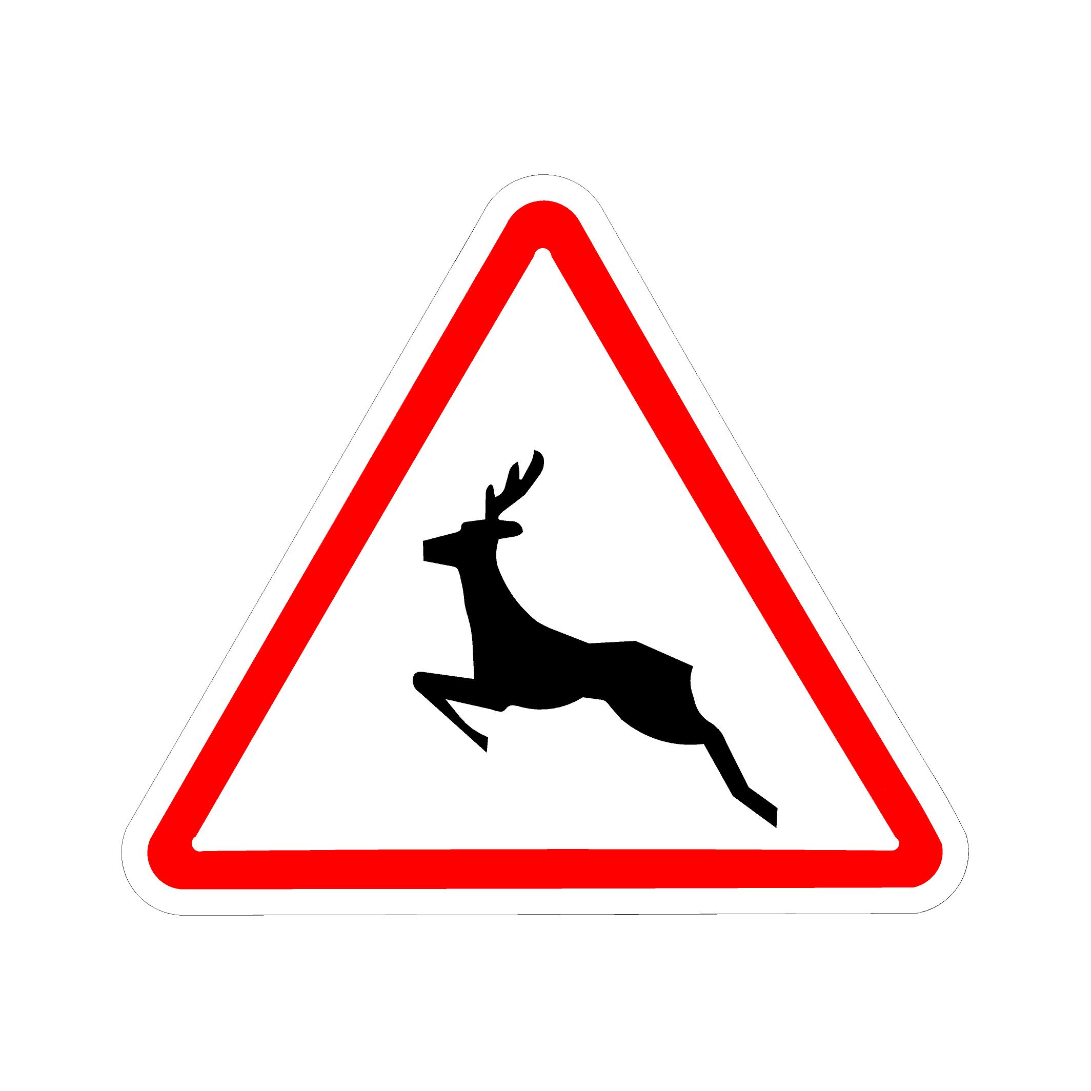 Panneau Animaux Sauvages Code De La Route 1
